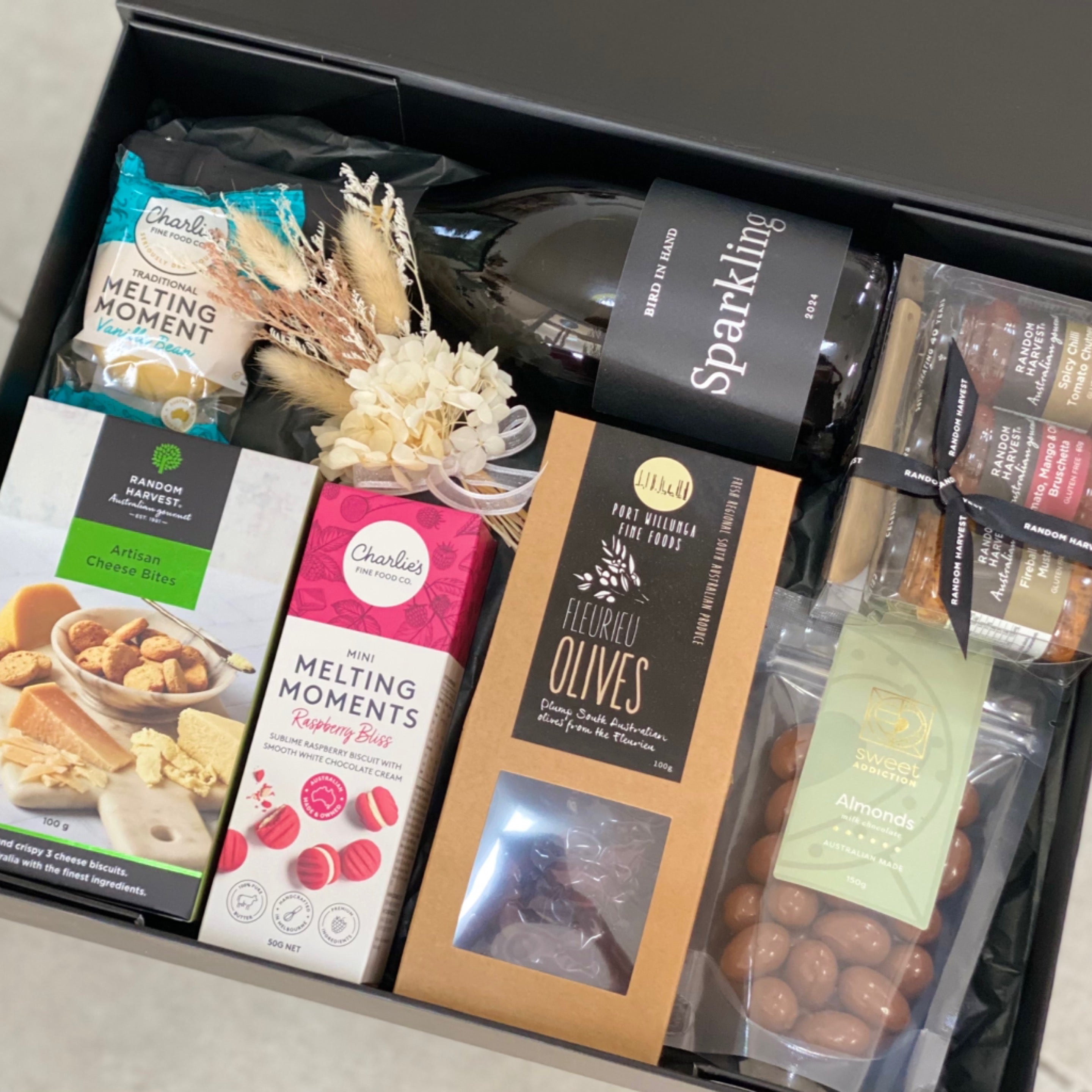 Bubbles Gourmet Hamper | Little Bakes & Blooms
